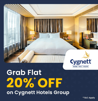 Cygnett Hotels Group Offer | Book Hotels to Get Flat 20%* off