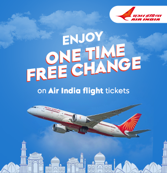 Air India Sale | Enjoy One Free Change on Domestic Tickets