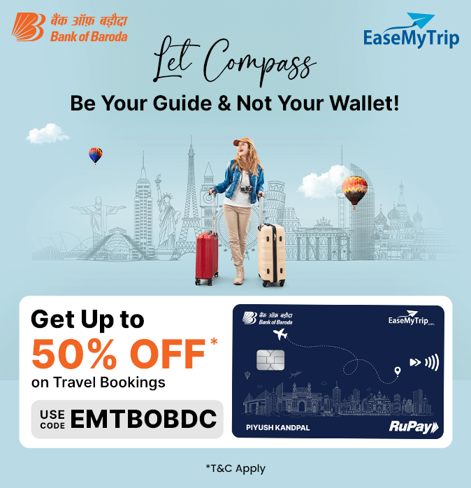 BOB EMT Debit Cards Offer, Enjoy Amazing Discounts on Travel Bookings