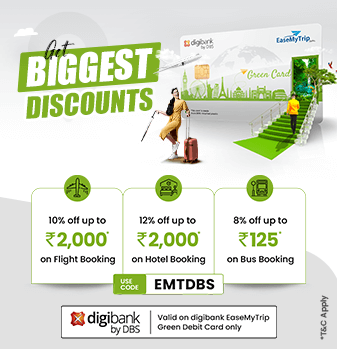 digibank EaseMyTrip Green Debit Card Offer | Save upto Rs.4125* on Travel