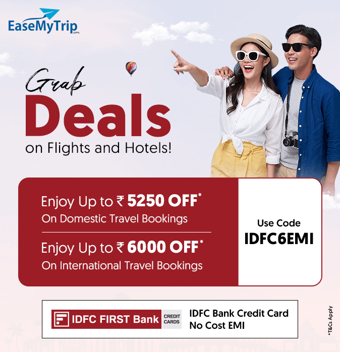 Enjoy Exclusive Discount on Travel Bookings with IDFC FIRST Bank No ...