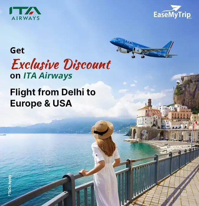 ITA Airways Offer on Flights from Delhi to Europe & USA