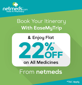 Avail flat discount of 22% on all medicines from Netmeds by booking ...