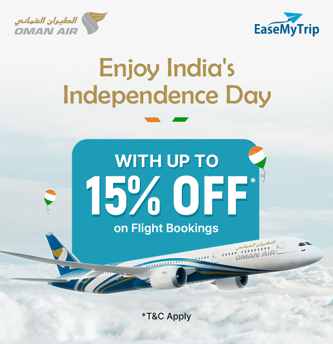 Oman Air Offer, Get Up to 15% OFF* on Oman Air Flight Bookings